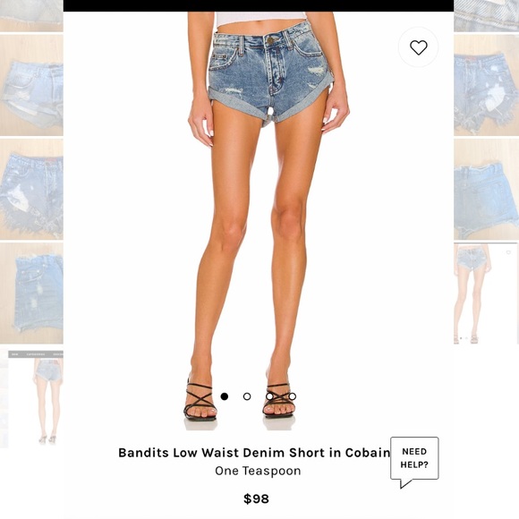 One Teaspoon | Shorts | One Teaspoon Bandit Denim Shorts | Poshmark